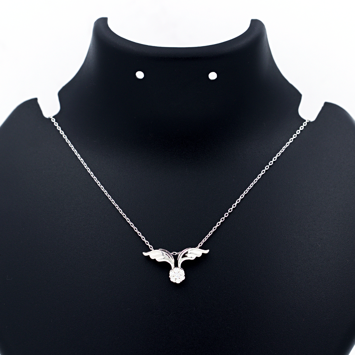 Silver Wings Of Dream Pendant With Link Chain – Tahi